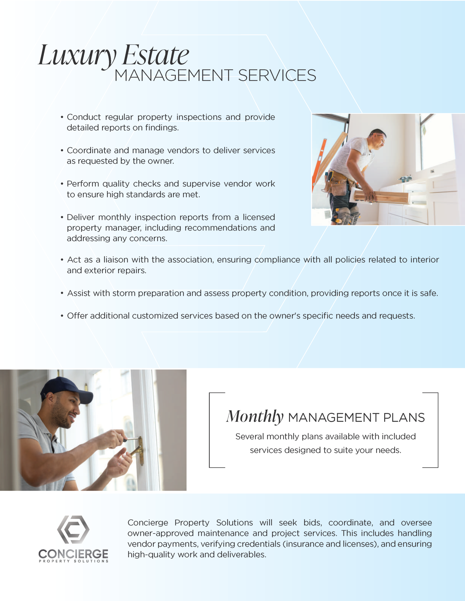 Estate Management Services – Concierge Property Solutions