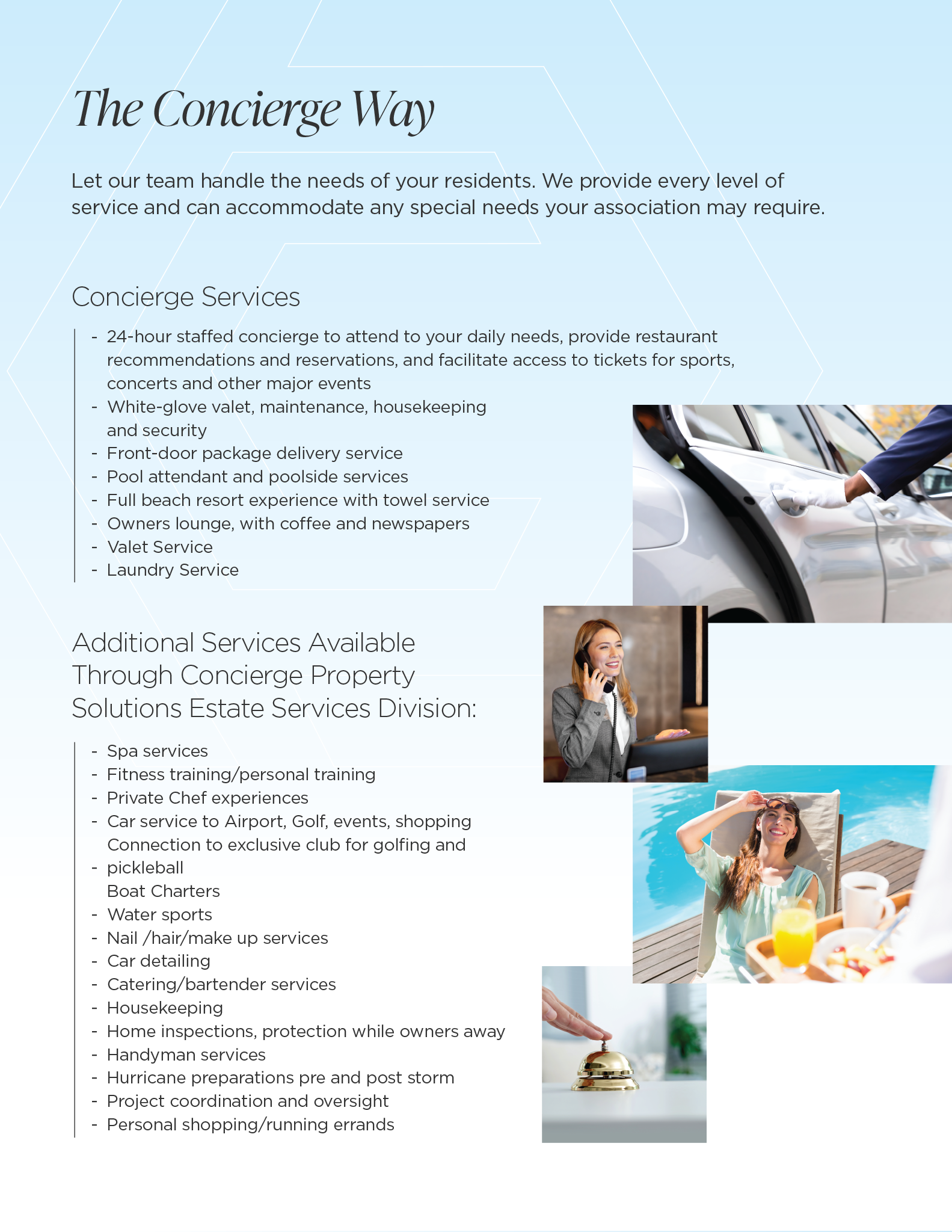 The Concierge Way – Concierge Property Solutions